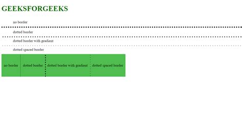 how to increase the space between dotted border dots using