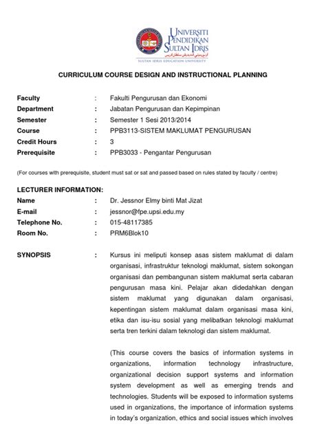 Sistem Maklumat Pengurusan Pdf