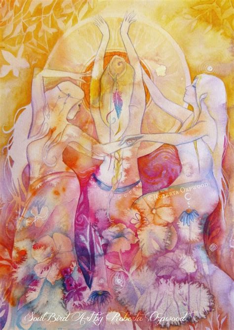T For Womens Soul Sister Circles Fine Art Print From Original