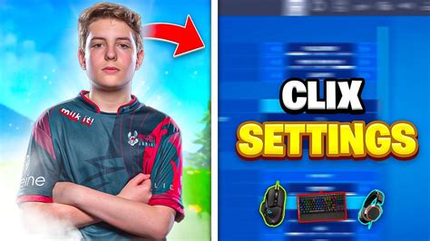Clixs New Pro Season 7 Settings Fortnite Keybinds Setup Colorblind