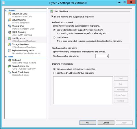 windows server 2012 hyper v part 2 live migration and network