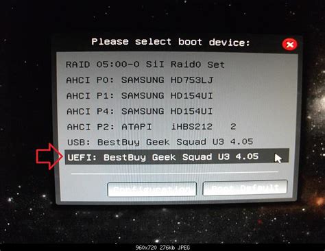 uefi unified extensible firmware interface install