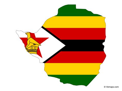 Printable Vector Map Of Zimbabwe Flag Free Vector Maps Sexiezpix Web Porn