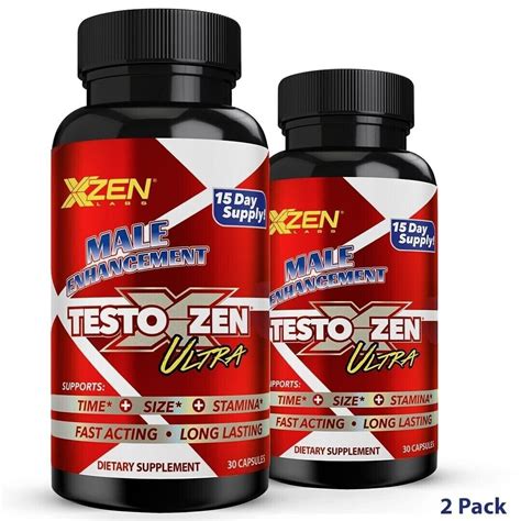 Testosterone Booster Male Enhancement Longer Stamina Thicker Sex Pills