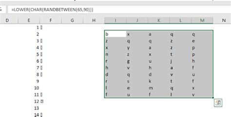 what are rand and randbetween functions in excel how to generate
