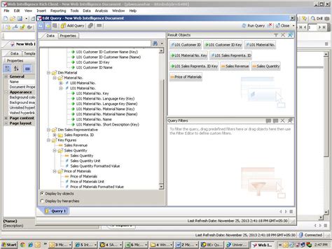 to get correct values in summary bobj webi reports by using bex query