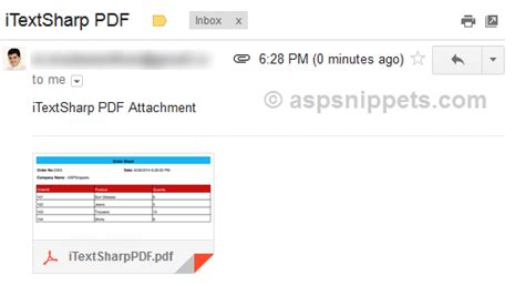 itextsharp generate pdf in memory and send as email attachment using c