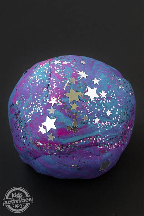 galaxy playdough