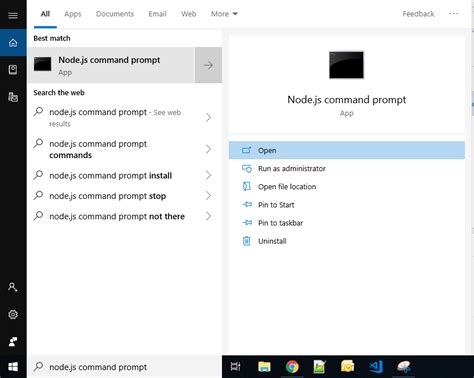 i installed node js v 9 8 0 but i cant able to find node