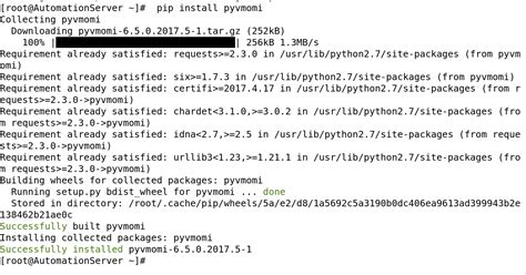 installing pyvmomi hands on enterprise automation with python [book]