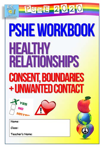Pshe Workbook Consent Boundaries Teaching Resources