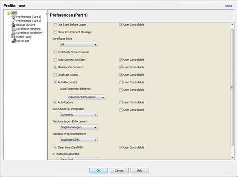 cisco anyconnect secure mobility client mac profile