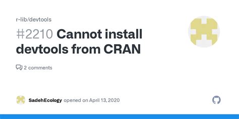 cannot install devtools from cran · issue 2210 · r lib devtools · github