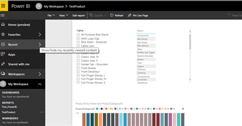 make power bi report using data from azure sql server and view in