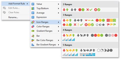 icon ranges dashboard devexpress documentation
