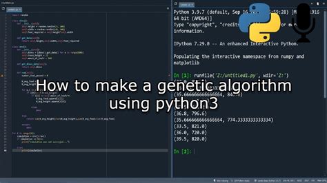 genetic algorithm from scratch in python [with voice] youtube