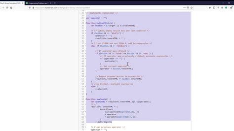 binary calculator in javascript culcal