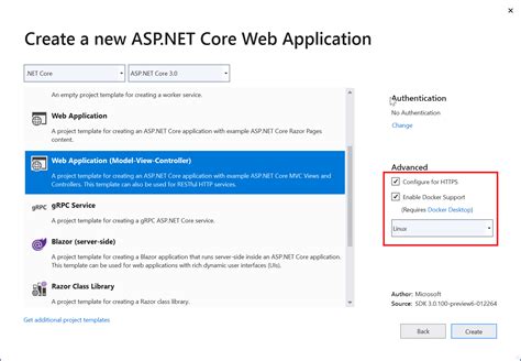 deploy an asp net core application on linux with docker create docker