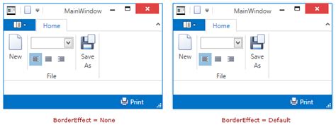 dxwindow bordereffect property wpf controls devexpress documentation