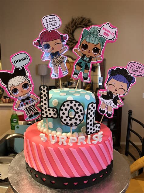 Lol Suprise Birthday Cake Lol Doll Cake Suprise Birthday Birthday