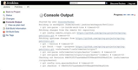 configuring build job devops for web development