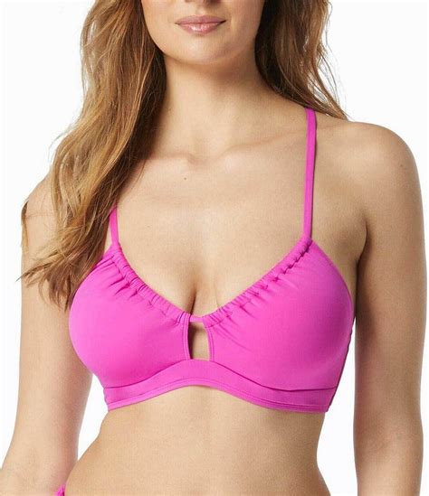 Coco Reef Solid Underwire Bra Sized Bikini Swim Top And Classic Solid