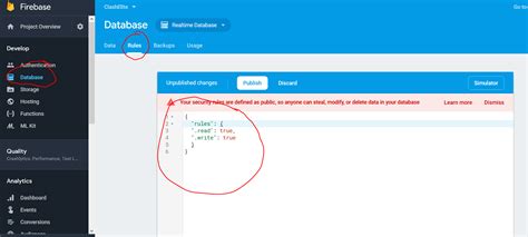 android database error permission denial error in firebase stack