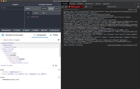react native expo and reactnative debugger how to make the state