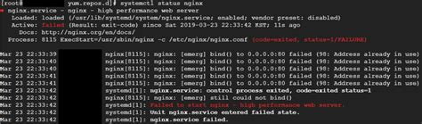 [issue] nginx fail to start with steps to fix thinkground