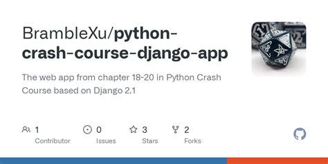 github bramblexu python crash course django app the web app from
