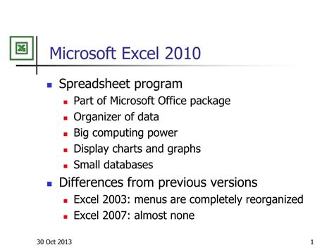 ppt microsoft excel 2010 powerpoint presentation free