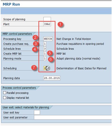 sap mrp material requirement planning tutorial md01