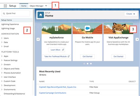 find the right settings and get help unit salesforce trailhead