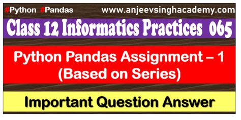 python pandas question answer for interview archives anjeev singh academy