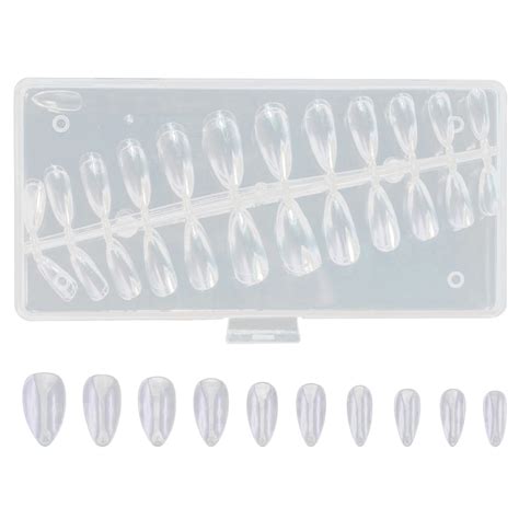 Full Tip Nails Coffin Nail Holder Extra Long Coffin Nail Tips Half