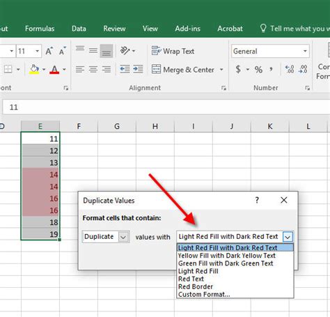 how to highlight duplicate entries in excel 2016