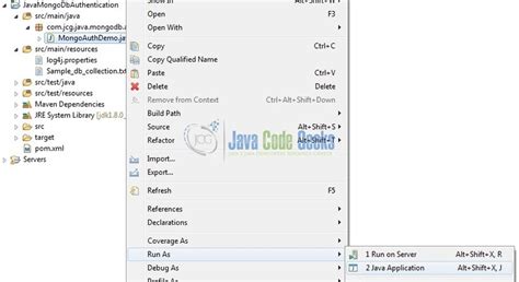 java mongodb authentication example examples java code geeks 2022