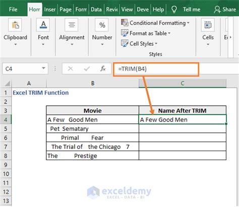 how to use trim function in excel 7 examples exceldemy