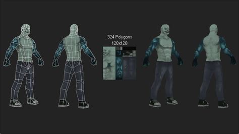 Game Ready Low Poly Character Full Process 3d Modeling Texturing