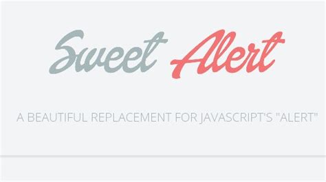 sweetalert an awesome replacement for javascript s alert designbeep