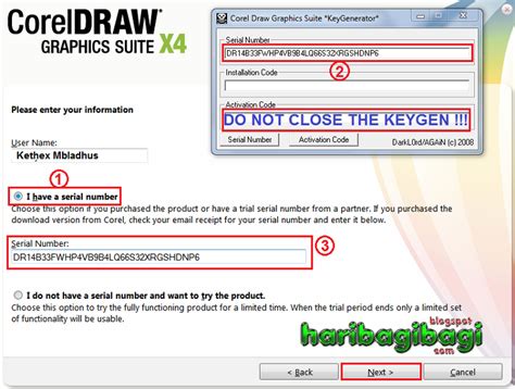 haribagibagi coreldraw graphic suite x4 installation guide