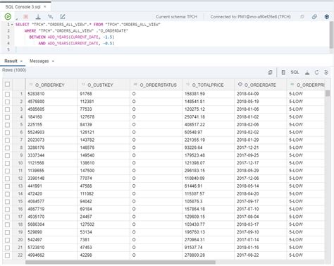 view data across both in memory and dynamic tiering tables using a sql