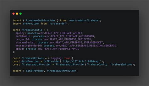 reactjs authentication issue drf firebase react