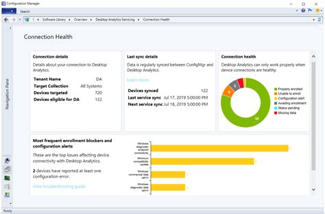 monitorar a integridade da conexão configuration manager microsoft