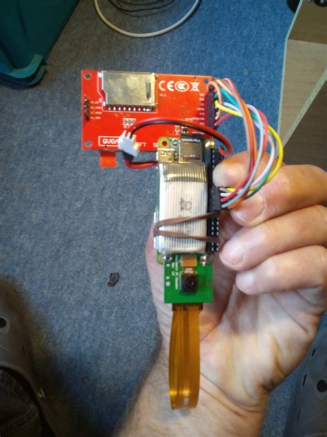 minimalist firm camera mount on csi 2 connector of pi zero w