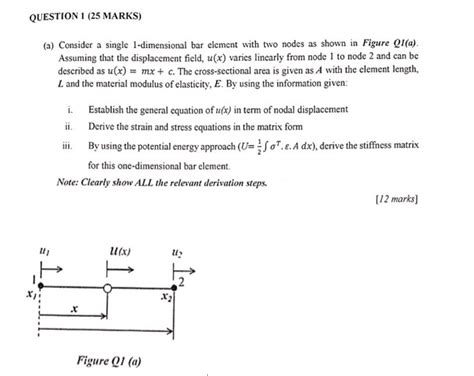 solved question 1 25 marks a consider a single