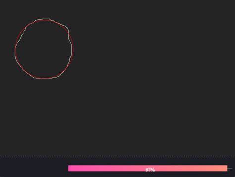 draw a free hand circle and see how close you are to an