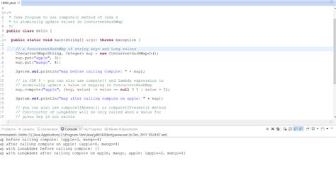 java 8 concurrenthashmap compute and computeifpresent example java67