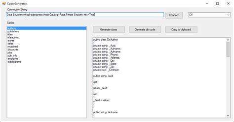 get data from database c entity framework