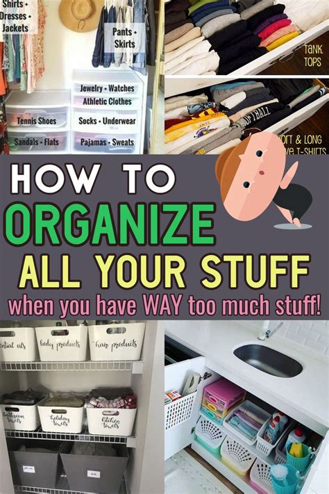Getting Organized 50 Ways To Get Organized At Home And Stay Organized